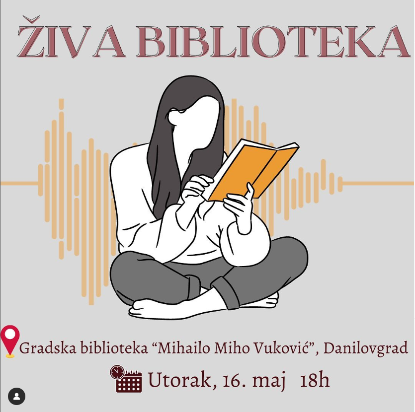 "Živa biblioteka" u gradskoj biblioteci "Mihailo Miho Vuković" - Volim Danilovgrad